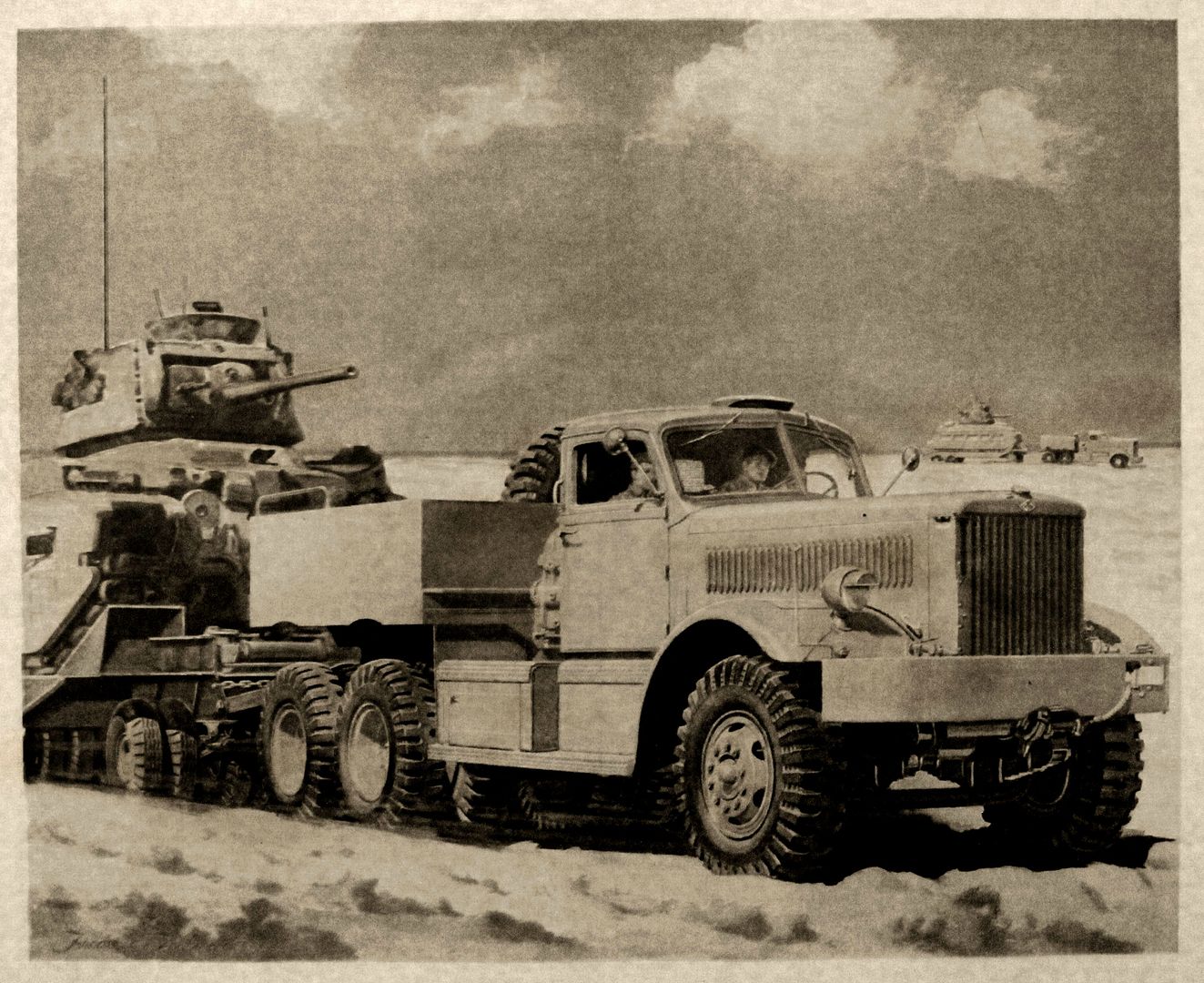 Armorama :: M19 Tank Transporter research helps